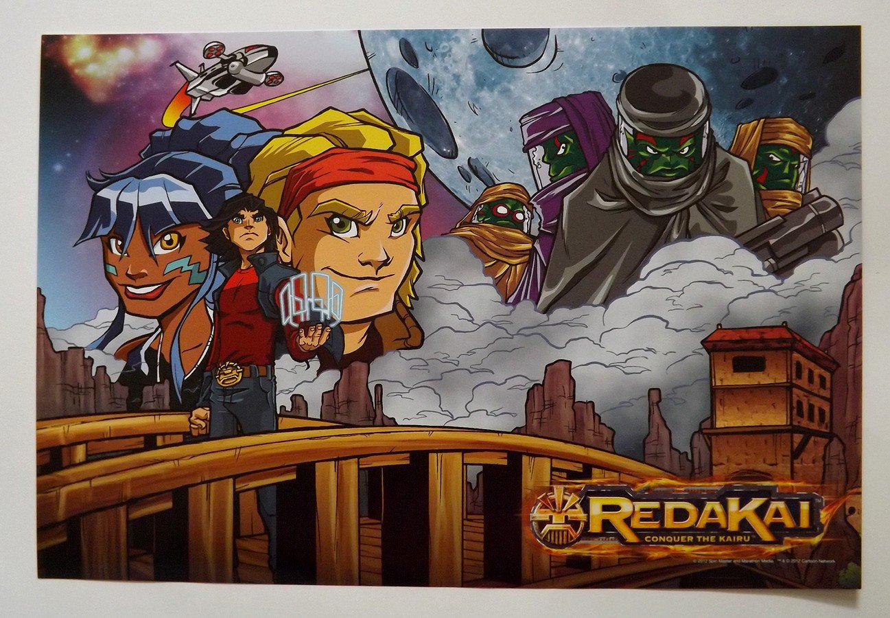 REDAKAI Promo Poster SDCC Comic Con 2012 - Viz Media - VizKids