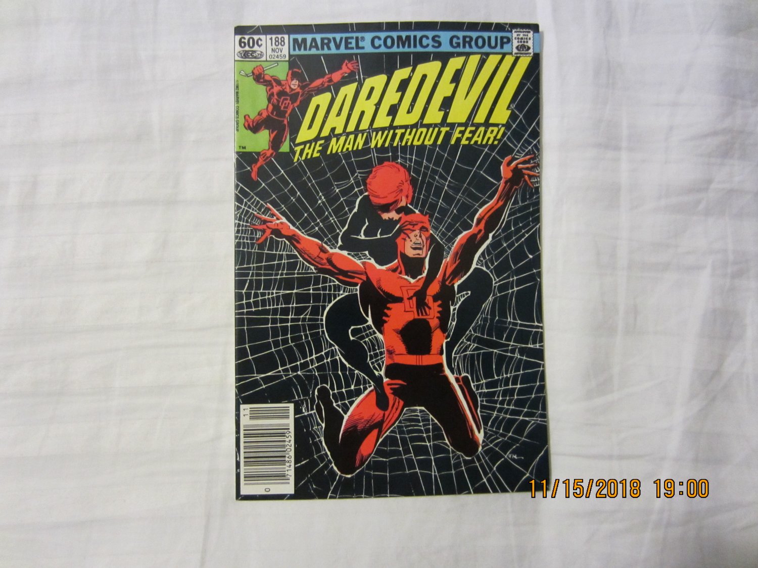 Daredevil #188 NEWSSTAND COPY
