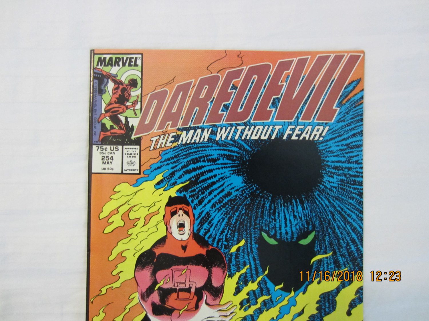 DAREDEVIL #254 1st Appearance and origin of Typhoid Mary