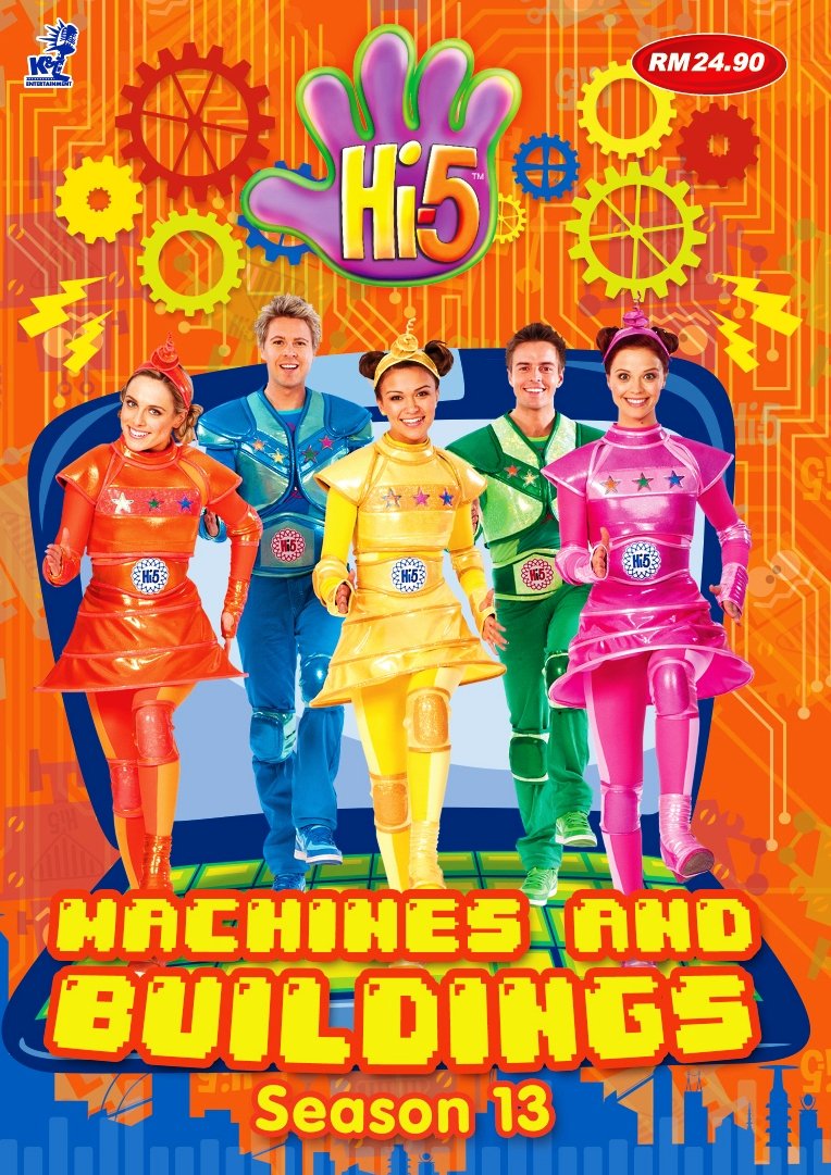 DVD Hi-5 Machines And Buildings 5 Episodes Australia Series Season 13 ...