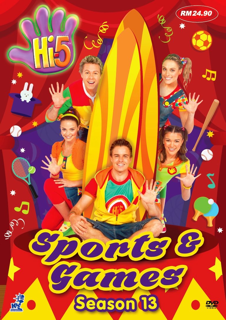 DVD Hi-5 Sports And Games 5 Episodes Australia Series Season 13 Region All