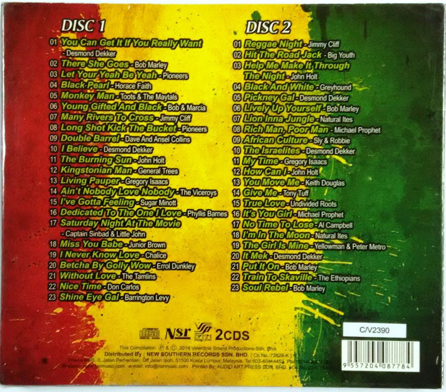 CD Classic Reggae Hits 46 Best Compilation Bob Marley Desmond Dekker ...