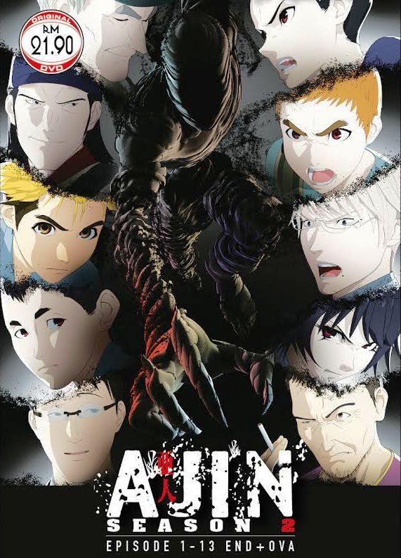 DVD Ajin Demi-Human Season 2 TV Series Vol.1-13End + OVA Anime English Sub