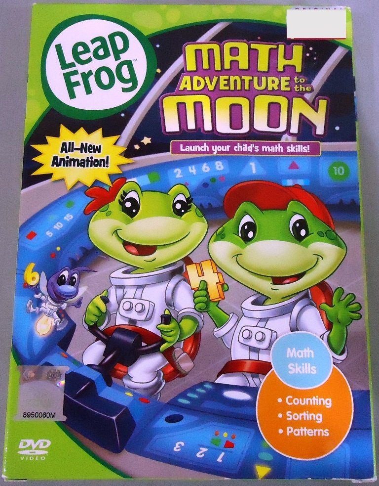 DVD Leap Frog Math Adventure to the Moon Anime English Sub