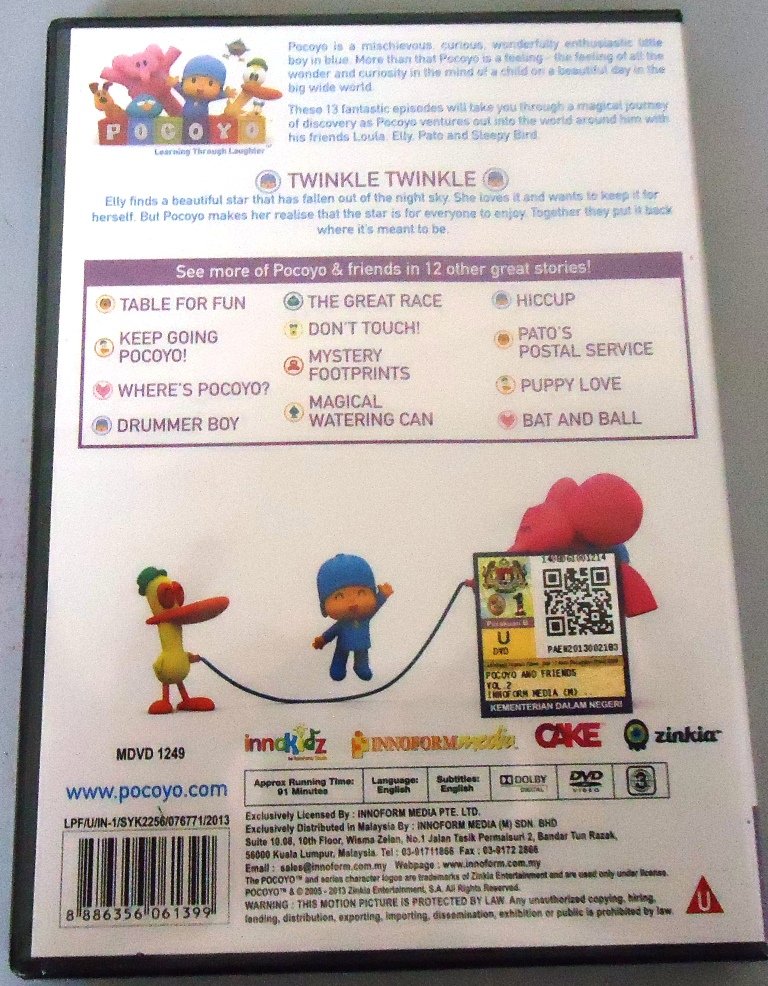 POCOYO Twinkle Twinkle Vol.2 DVD