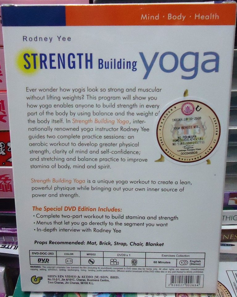 Rodney Yee Strength Building Yoga DVD