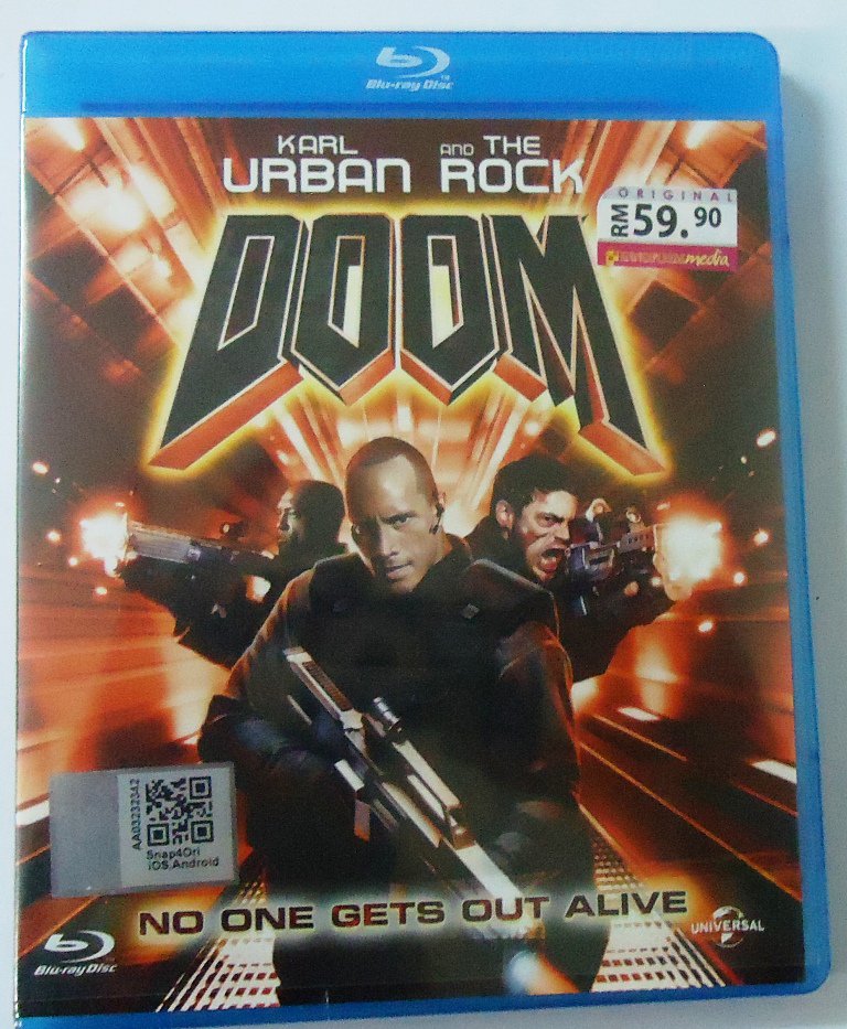 DOOM Karl Urban The Rock Blu-ray Multi Language Multi Sub