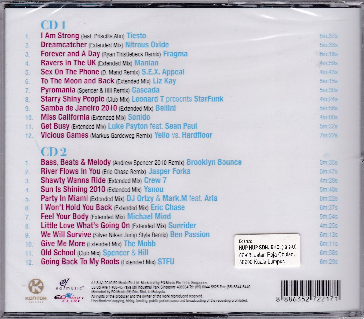 Best DJ Extended Mixes 2CD New 24 Favourites DJ Playlist Tiesto Cascada ...