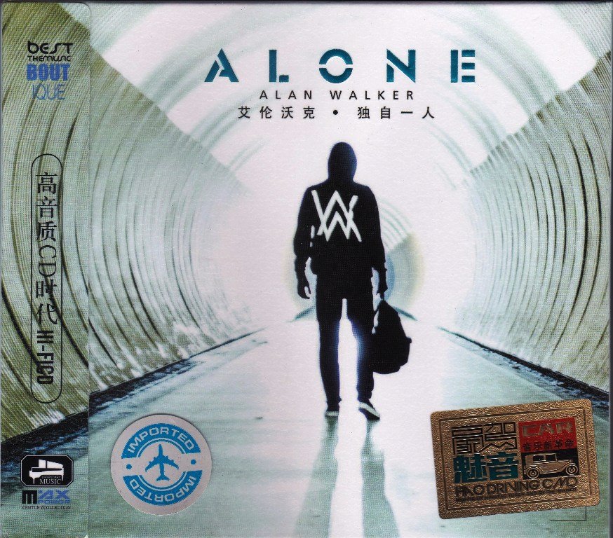 ALAN WALKER DJ Walkzz Alone Greatest Hits 3 CD HD Mastering Hi-Fi Sound ...