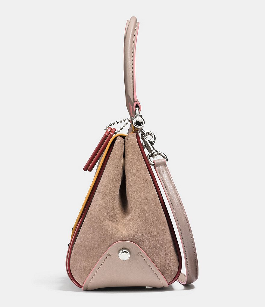 COACH DRIFTER TOPHANDLE MIXED LEATHER SATCHEL SHOULDER GAG CROSSBODY ...