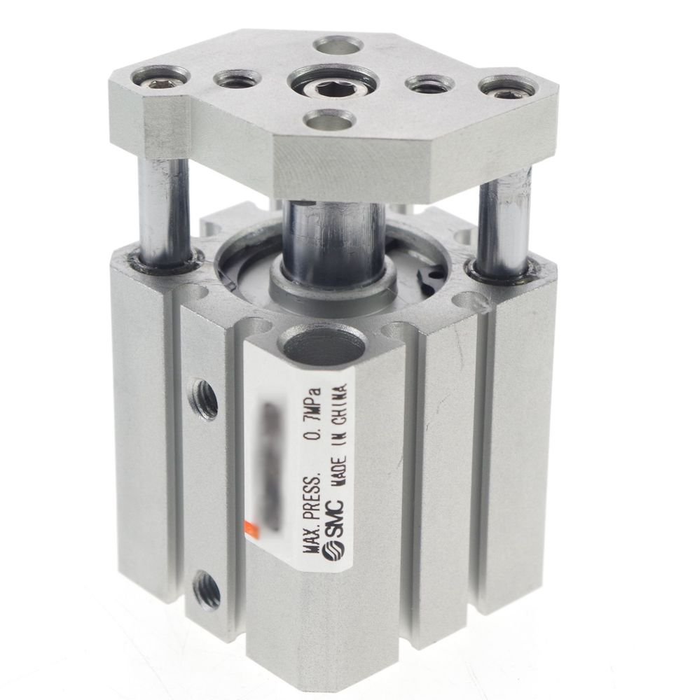 SMC Type CDQMB16-25 Compact Cylinder Guide Rod Build-in magnet Through ...