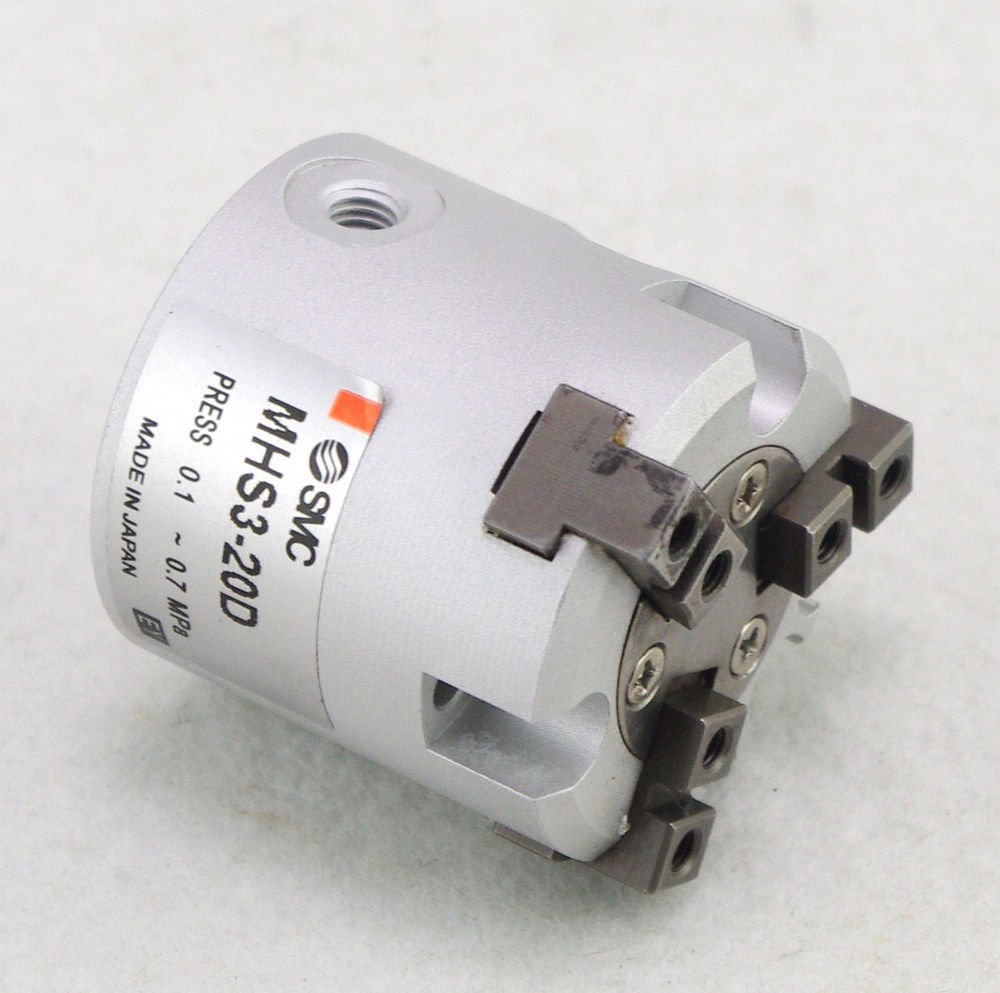 SMC MHS3-16D 3-Finger Type Parallel Style Air Gripper Double Acting