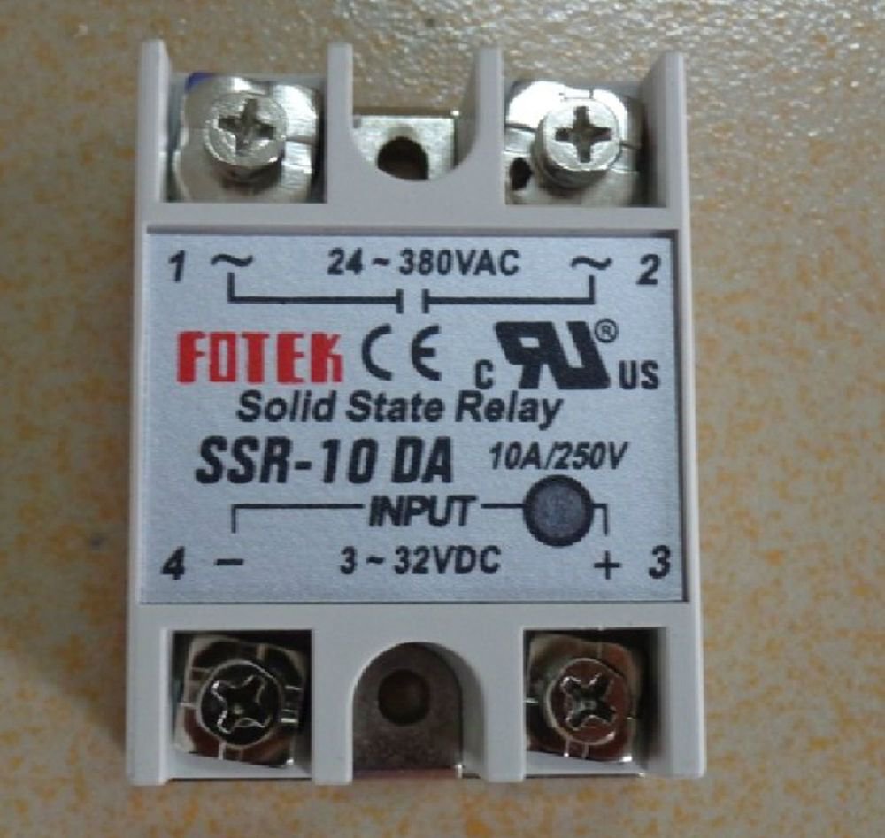 Solid State Relay SSR-10DA 10A 3-32VDC/24-380VAC