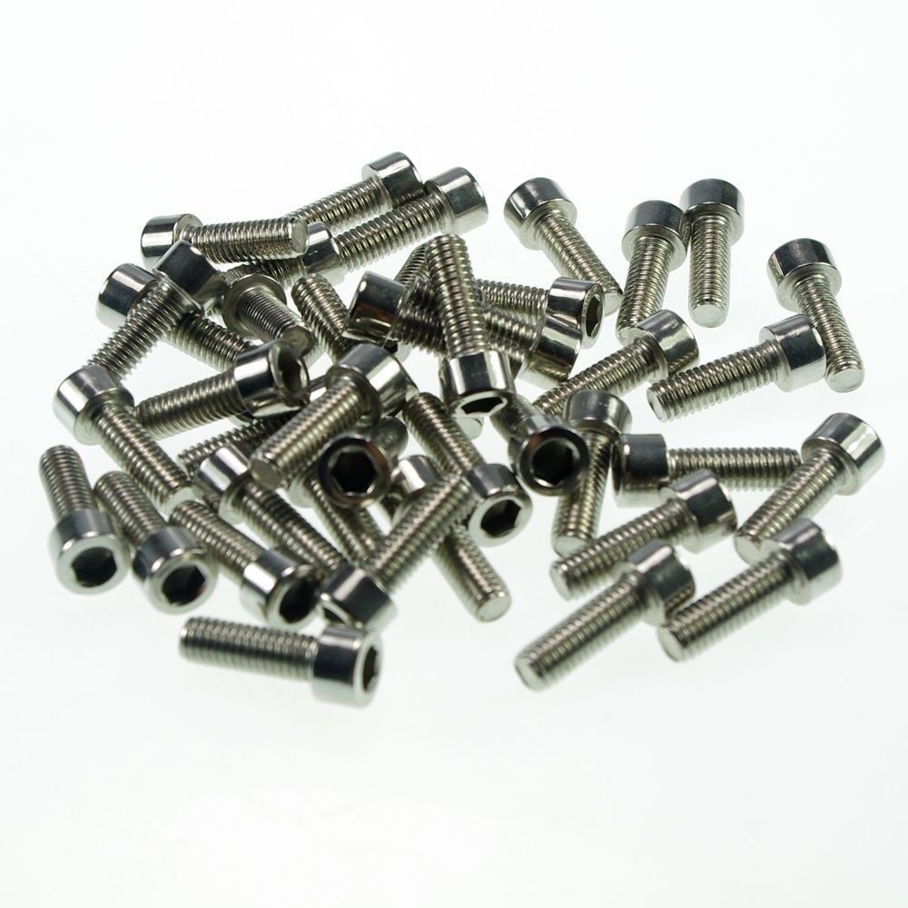 (5) Metric Thread M16*30mm Stainless Steel Hex Socket Bolt Screws