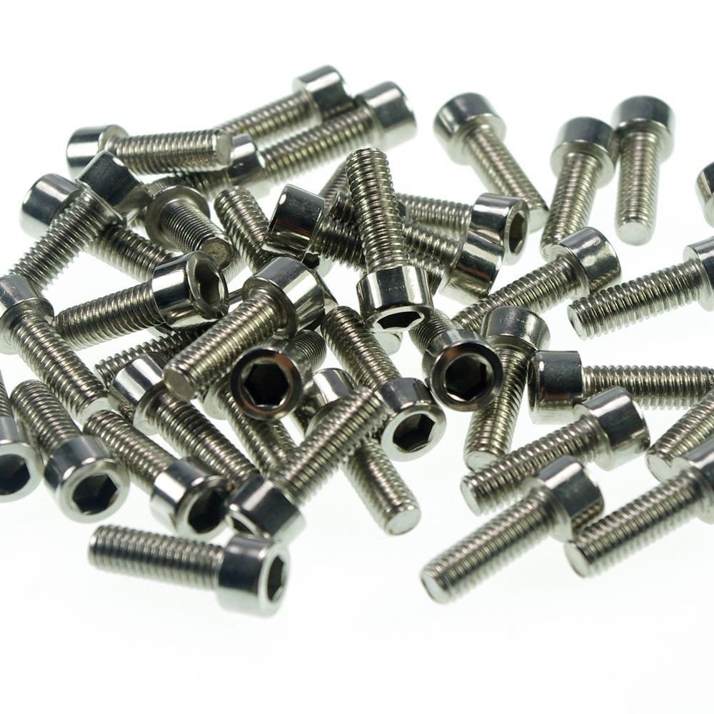 (5) Metric Thread M16*30mm Stainless Steel Hex Socket Bolt Screws