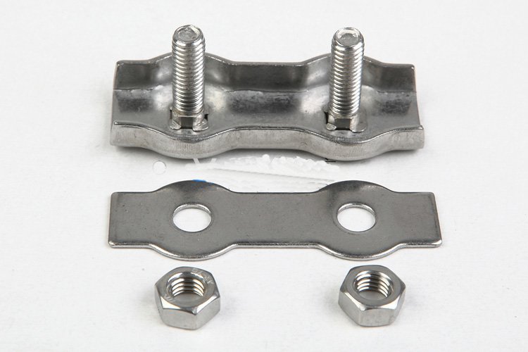 304 Stainless Steel Duplex 2-Post Wire Rope Clip Cable Clamp - Choose 6 ...