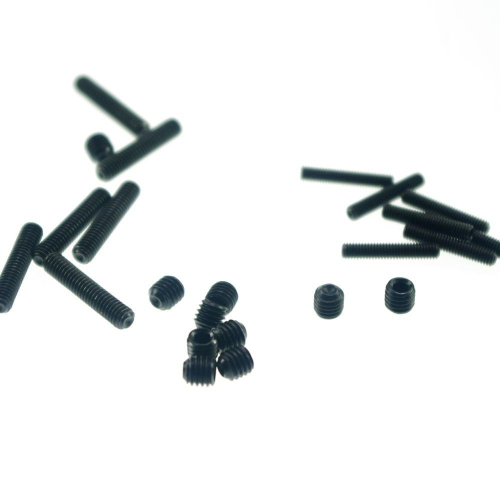 (25) M8x10mm Head Hex Socket Set Grub Screws Metric Threaded Cup Point