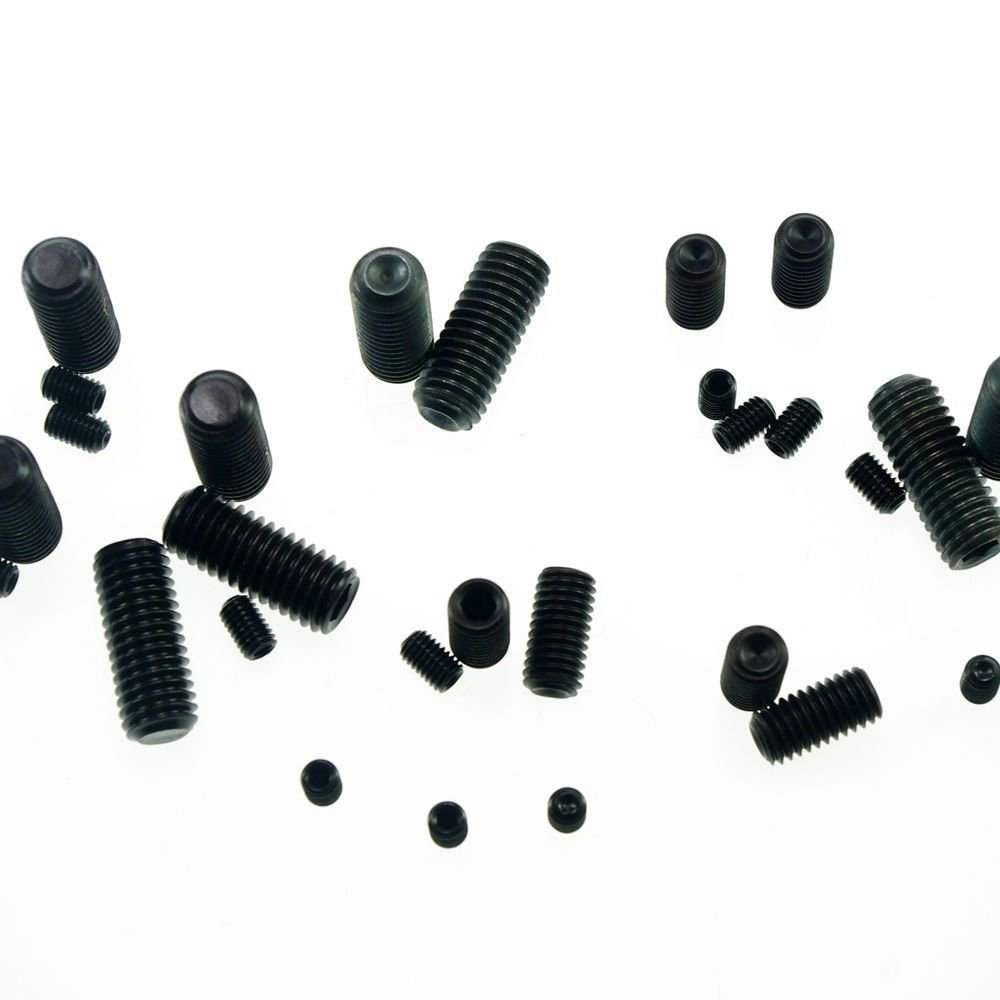 (25) M8x10mm Head Hex Socket Set Grub Screws Metric Threaded Cup Point