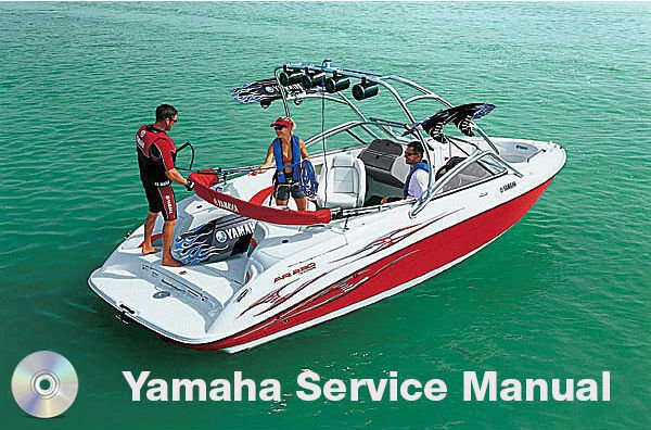 2006-2011 Yamaha AR210 SR210 SX210 Boat Service Manual CD ROM repair shop 07 08