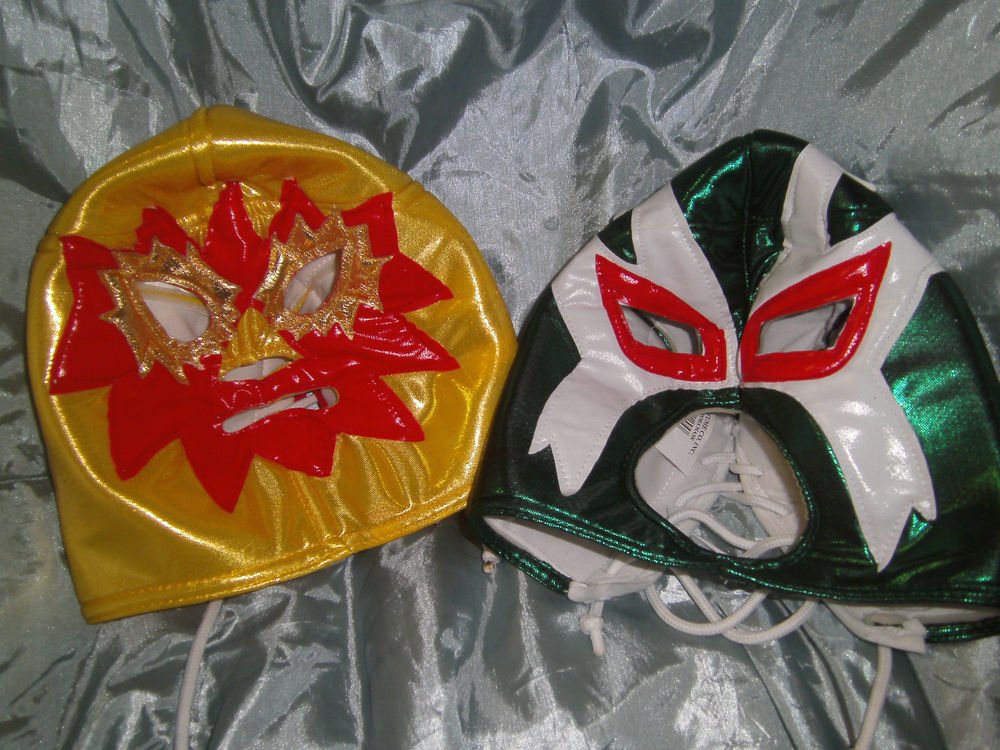 Power Rangers -2 Boys Dress Up Face cloth Masks with lace up bac ...