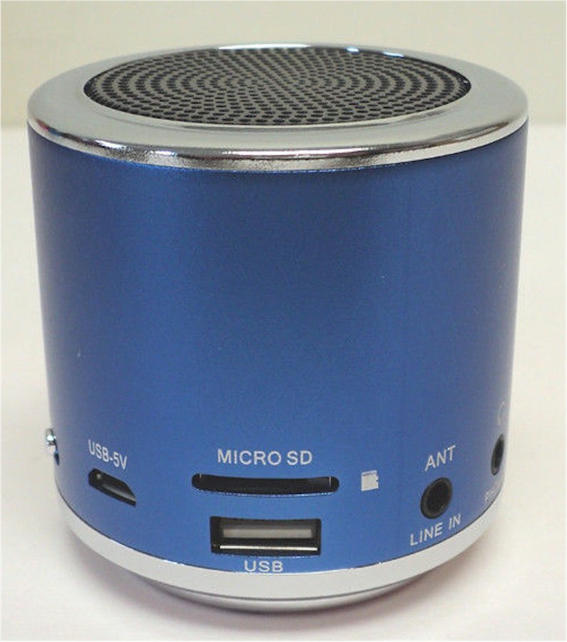 IPHOENIX MINI SPEAKER+FM IP-02 DARK BLUE