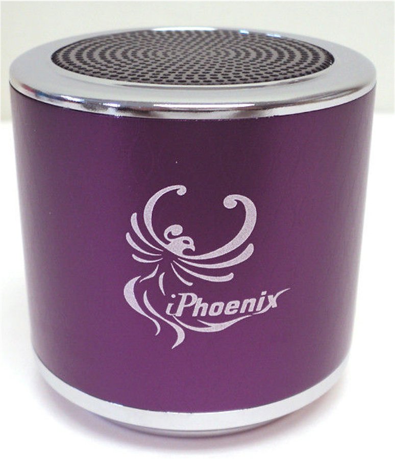 IPHOENIX MINI SPEAKER+FM IP-02 PURPLE