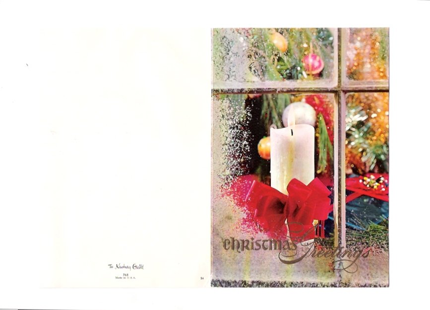 L. Allan Smith Vintage Hollywood Movie Actor 1963 Christmas Card in ...