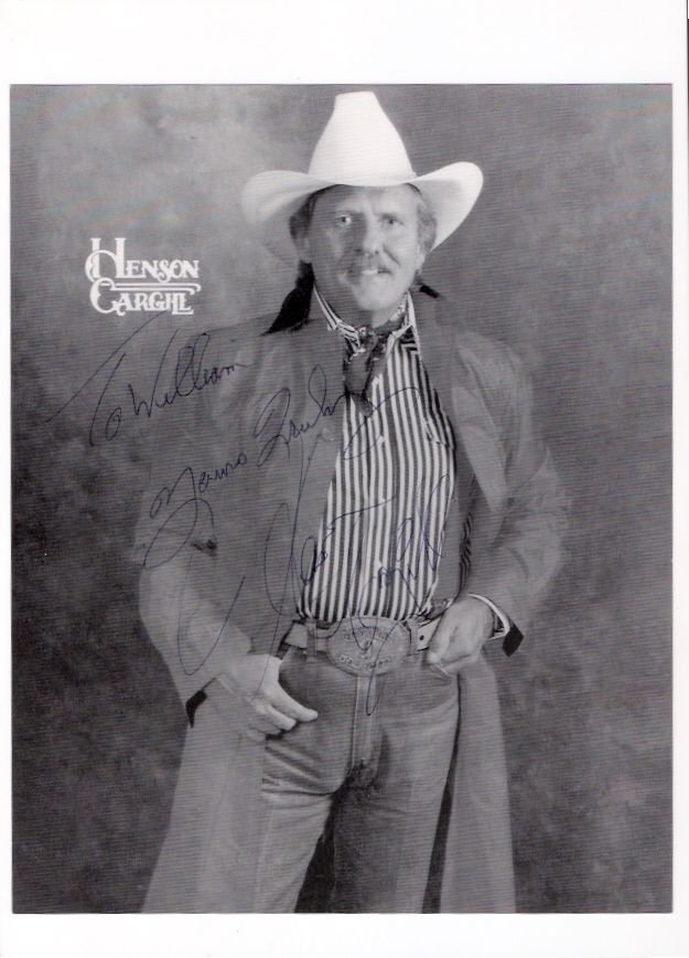 Henson Cargill Vintage Country Music Skip A Rope Autographed ...