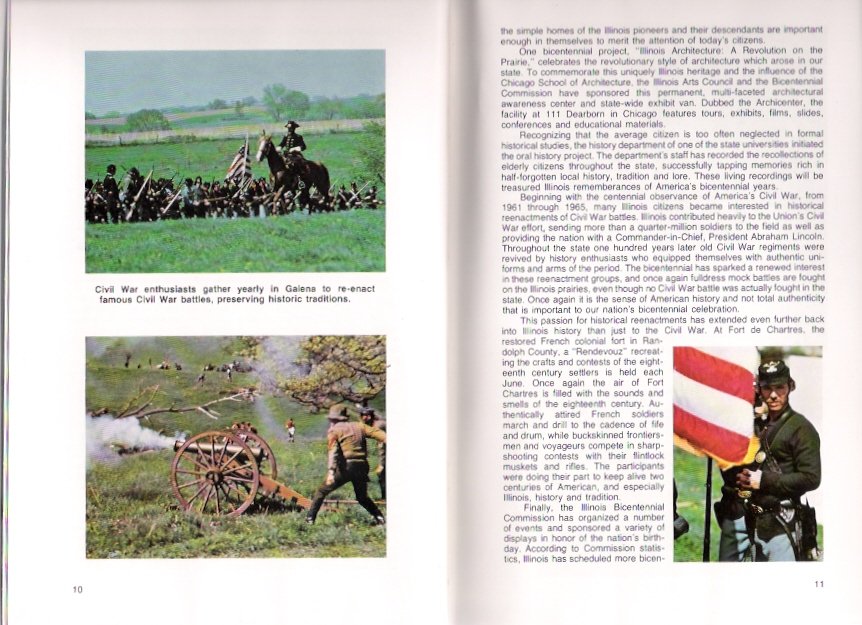 Illinois Blue Book 1975-1976 Bicentennial Edition Hardcover Book Gov ...