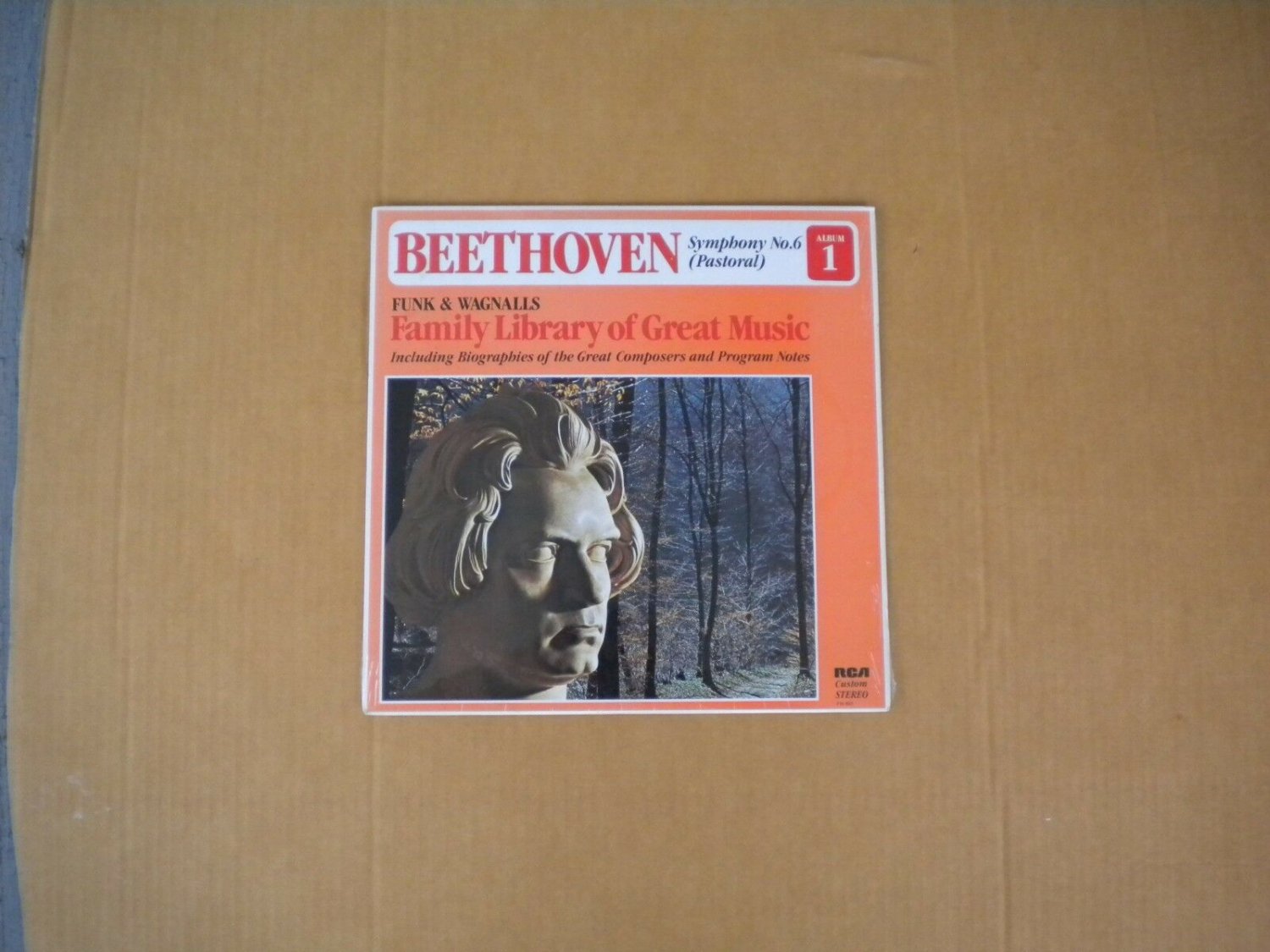 Vintage 1970 Beethoven Symphony No. 6 Funk & Wagnalls LP Album 1 RCA ...