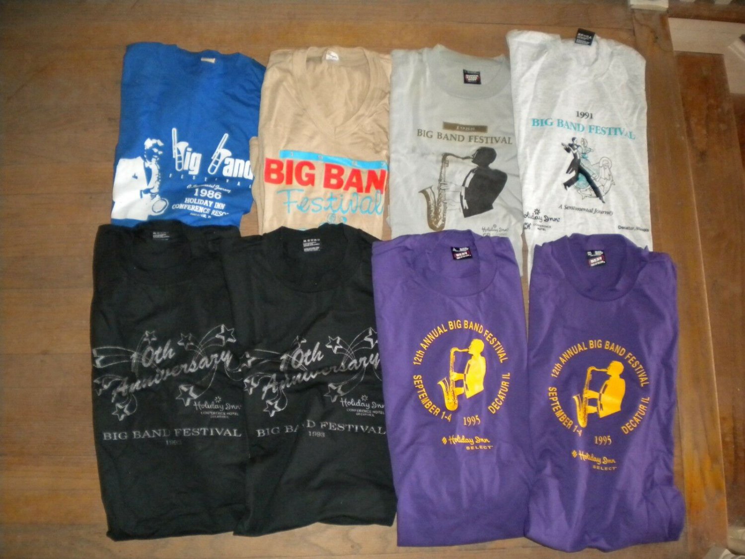 Ten Big Band Festival Decatur Illinois Vintage Collectible T-Shirts New ...
