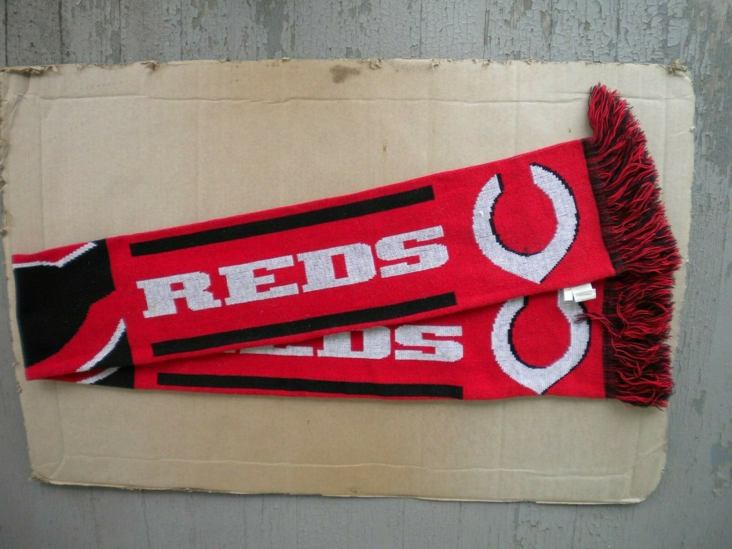 Cincinnati Reds Muffler Scarf 100% Acrylic Forever Collectibles Major ...