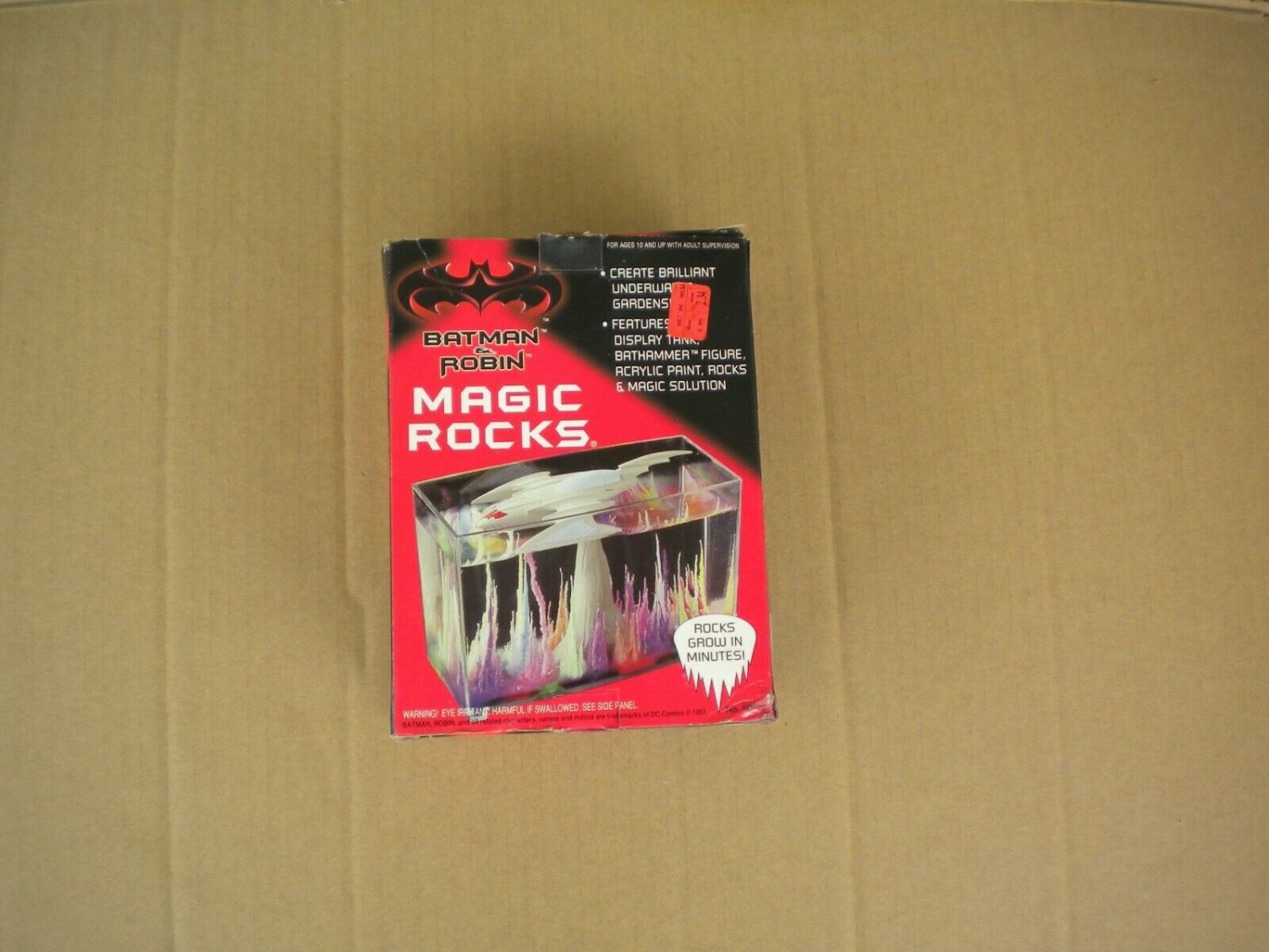 Vintage 1997 Batman & Robin Magic Rocks #50828 Contents Mostly Unused ...