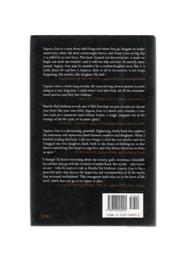 Augusta Gone: A True Story Martha Tod Dudman Signed First Edition ...