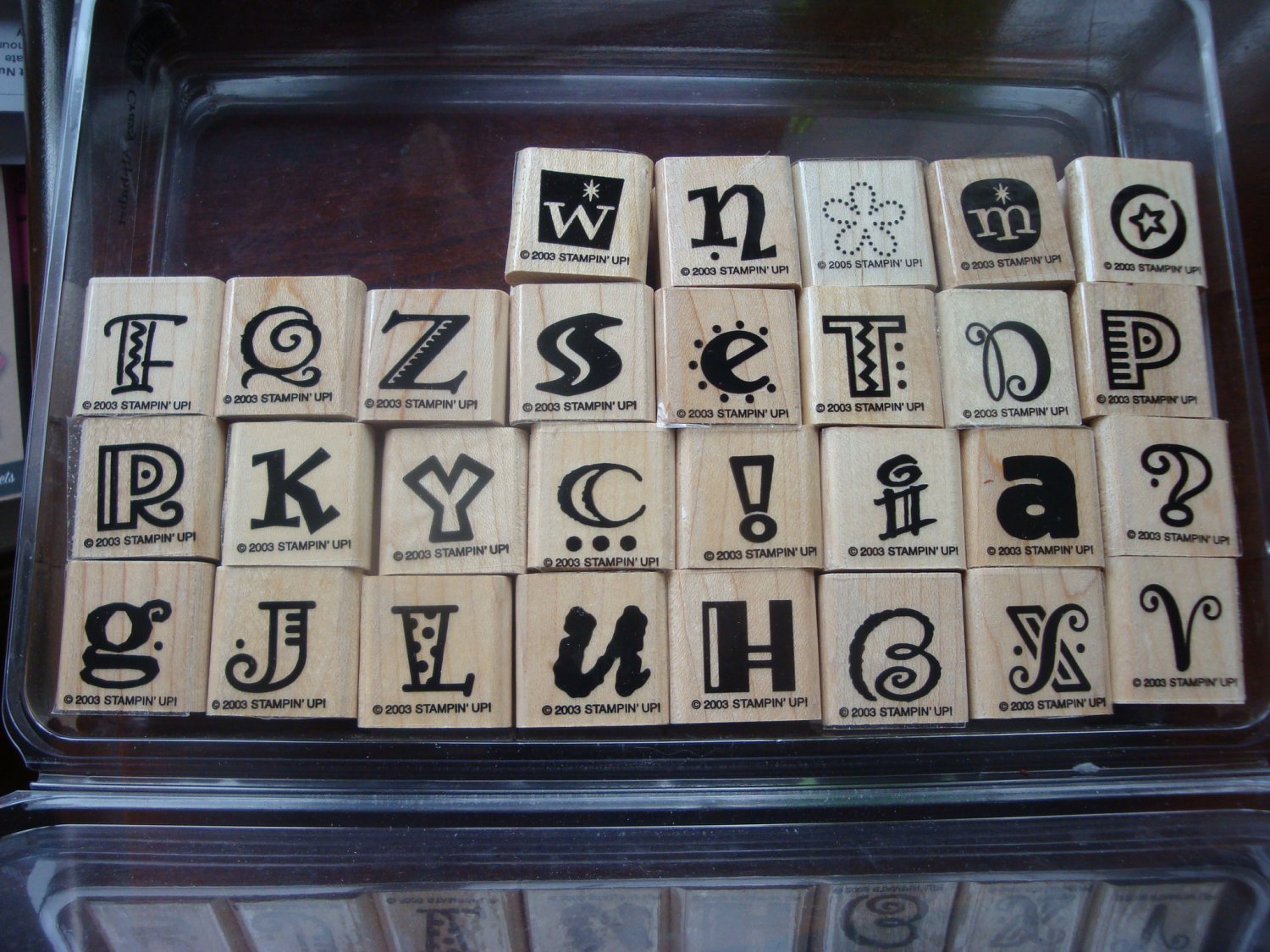 Crazy Alphabet Stampin' Up! Retired Stamp Set