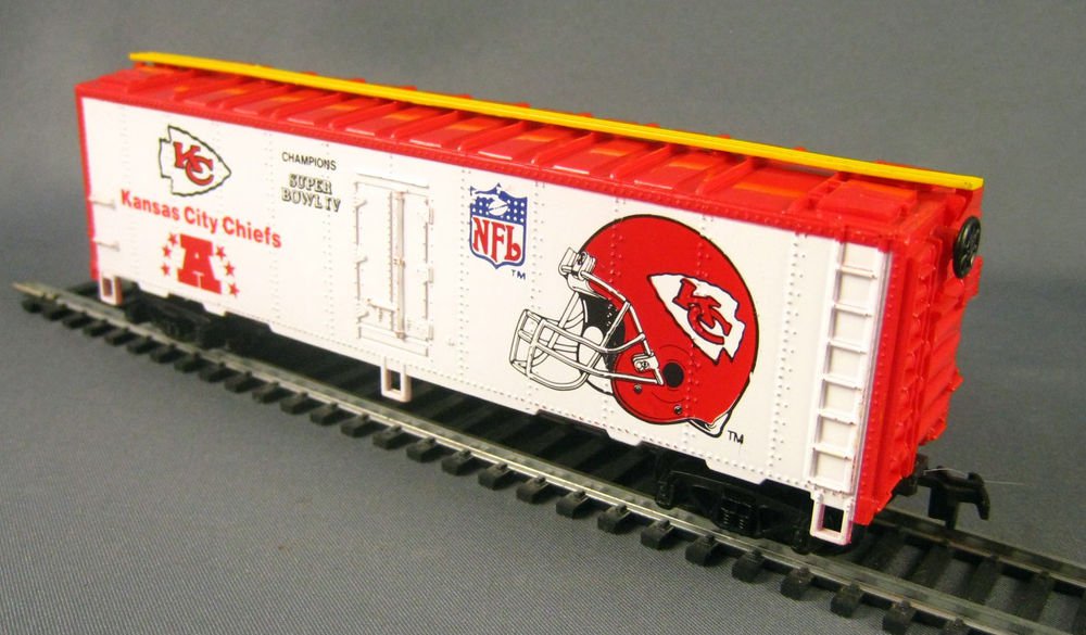 NFL MANTUA SUPERBOWL EXPRESS KANSAS CITY CHIEFS HO TRAIN CAR WITH SB ...