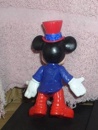 Disney Mickey Mouse as Uncle Sam Epcot Center PVC Figurine Lot 1