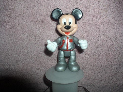 Disney Mickey Mouse Space Man movable arms and legs Arco PVC Figurine