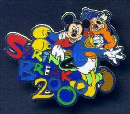 Disney Spring Break Mickey, Goofy & Donald pin/pins