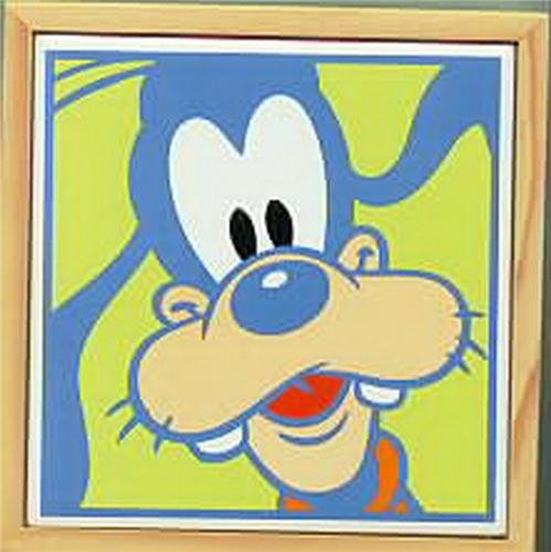 Disney Goofy Porcelain Wall hanger Tile Plaque also can use as a hot tray
