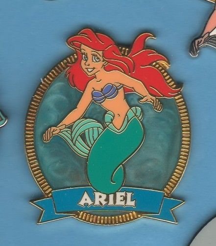 Disney Little Mermaid Princess Ariel Swirl pin/pins