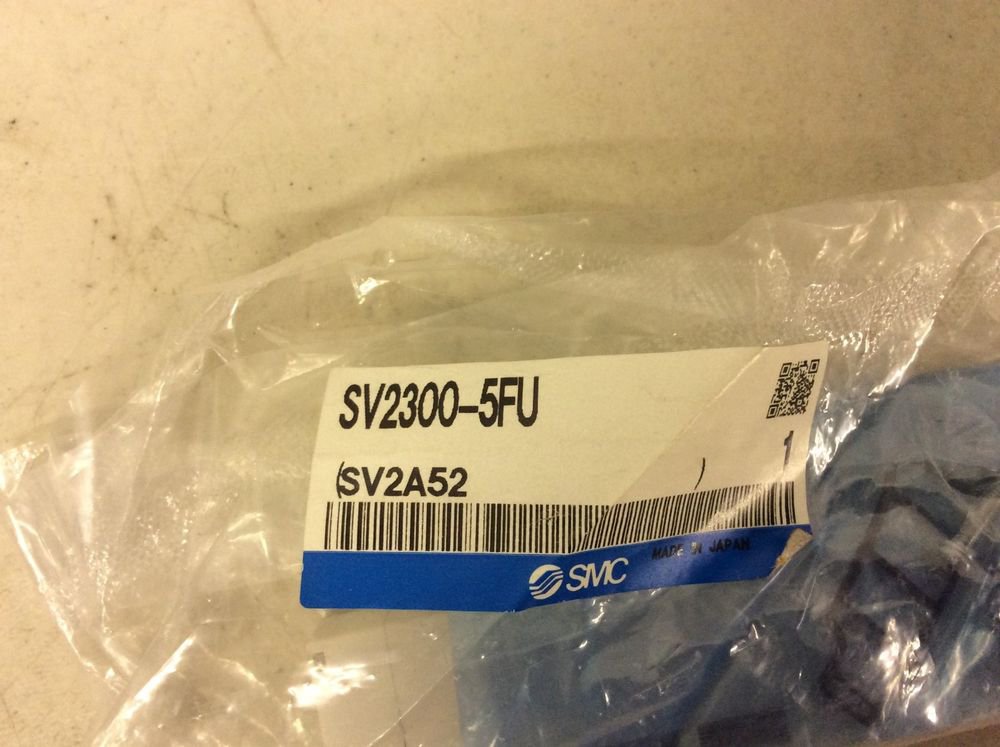 SMC SV2300-5FU 24 VDC Single Solenoid Pneumatic Valve SV23005FU