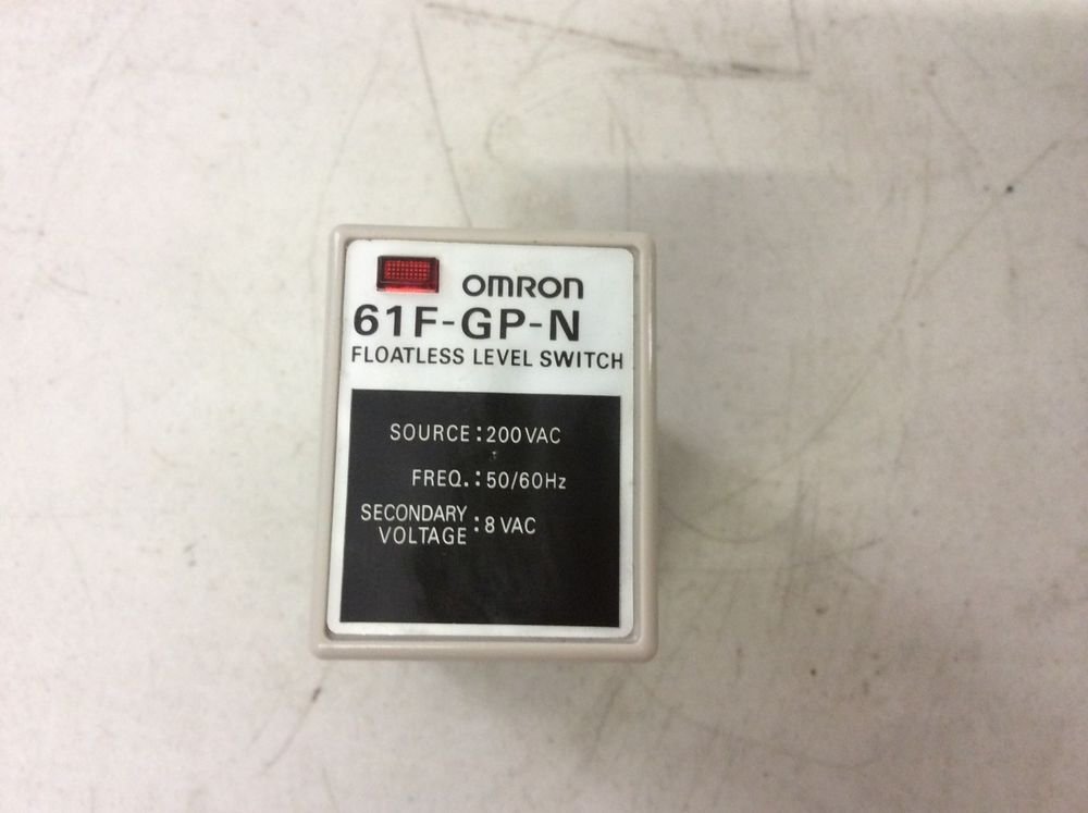 Omron 61F-GP-N Electromatic Water Liquid Level Control Floatless Relay ...
