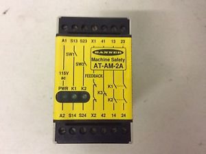 Banner AT-AM-2A Safety Relay Module 115 VAC ATAM2A