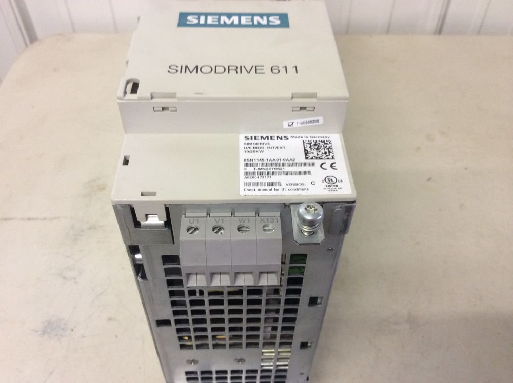Siemens 6SN1111-0AB00-0AA0 6SN1145-1AA01-0AA2 25 kW Infeed Module ...