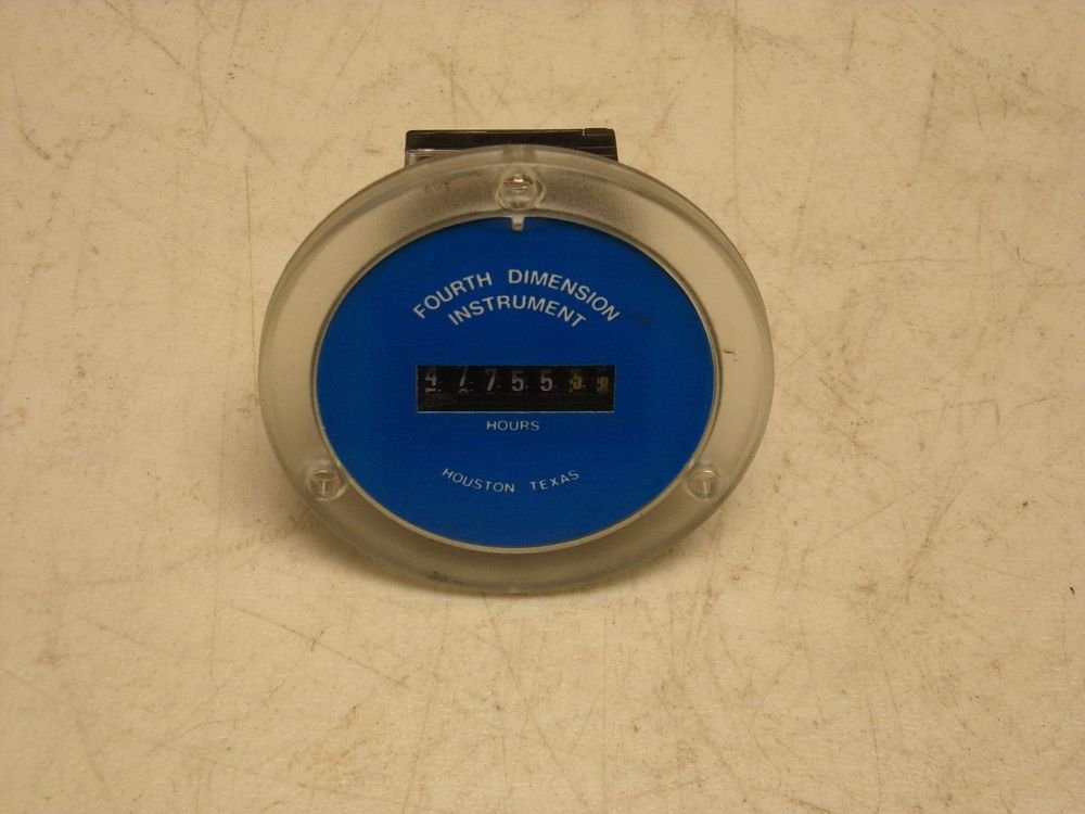 Fourth Dimension Instrument 05.20.0063.1 FWZ 72 110-127 VAC Hour Meter ...