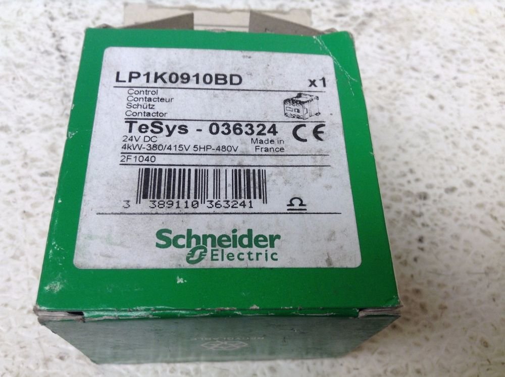 Schneider LP1K0910BD Motor Starter Contactor 24 VDC LP1-K0910BD LP1K09 10BD