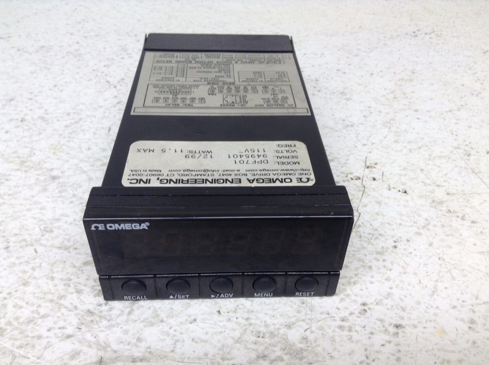 Omega DPF701 Digital Totalizer Rate Meter Controller 115 VAC DPF-701