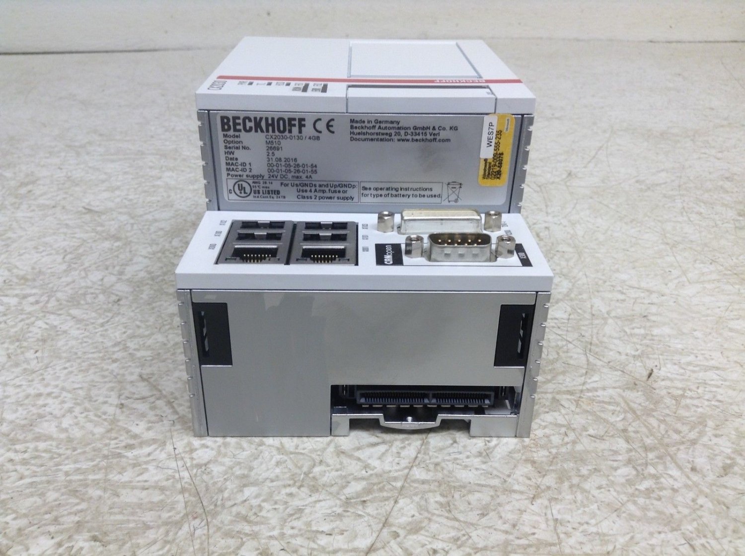 Beckhoff CX2030-0130/4GB CPU Module CX203001304GB
