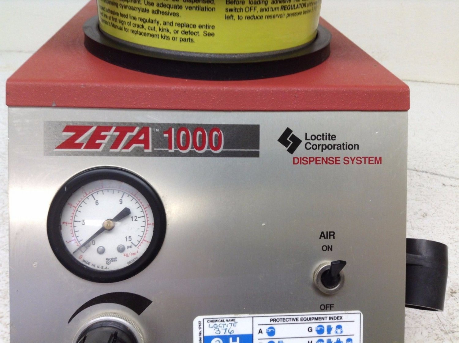 Loctite Zeta 1000 Dispense System Zeta1000
